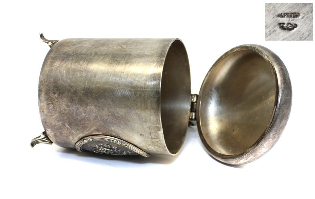 Кружка «Liv Jaeger-Malja «Sot. Kiv. 3×10» (14 см)». Финляндия. Лот ...