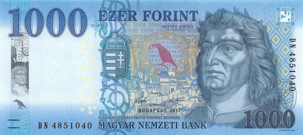 1000 форинтов 2017. Венгрия. Лот №3676. Аукцион №269. – ANUMIS